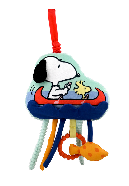 Peanuts - Snoopy and Woodstock Pull Down Sensory Ziggle Toy – Bubble ...